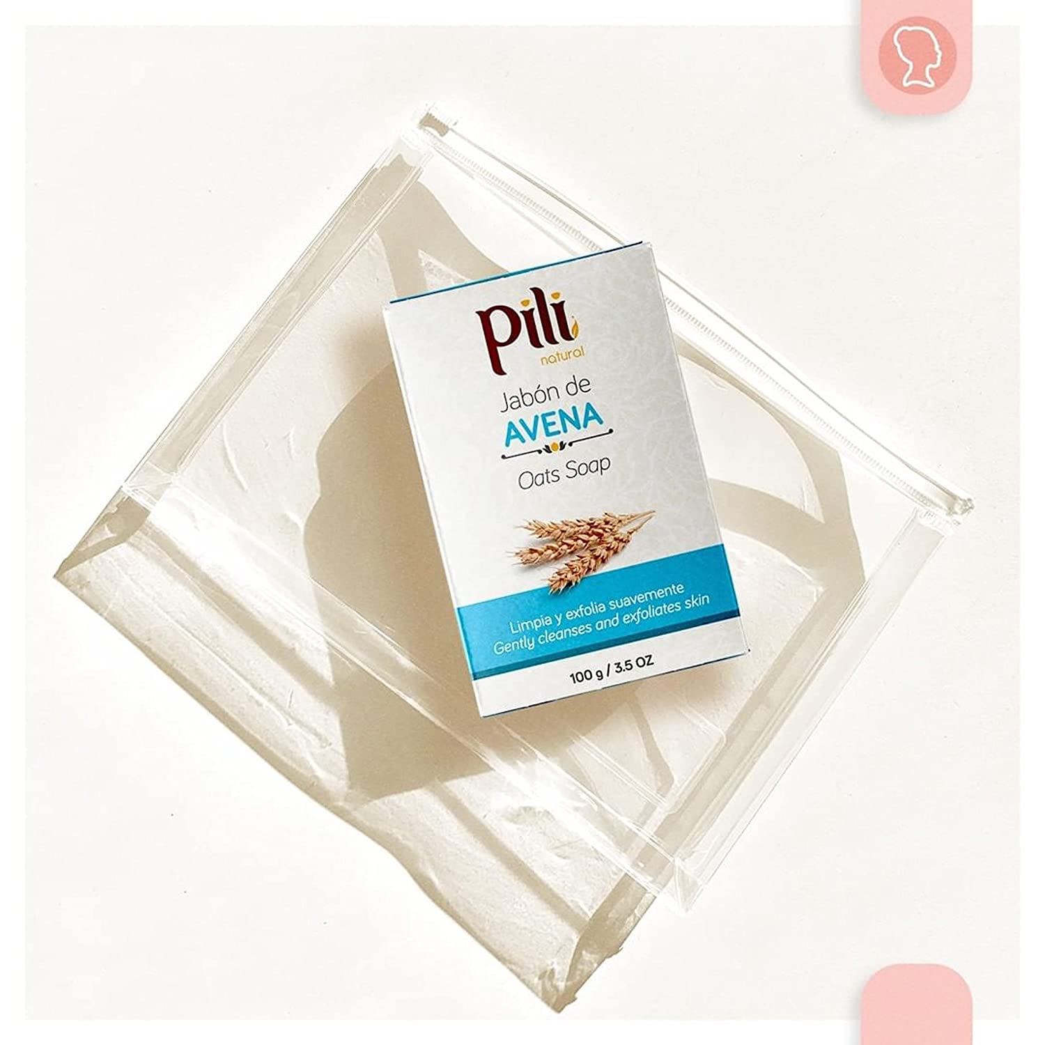 Pili Natural Oatmeal Soap Bars (3 Pack) - Naturistika
